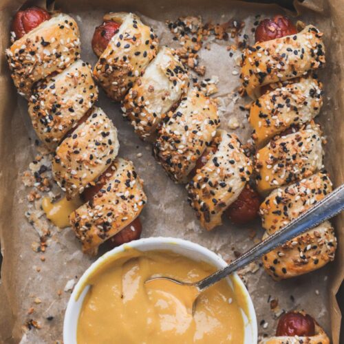 Puff Pastry Hot Dogs - The Epicurean Mouse