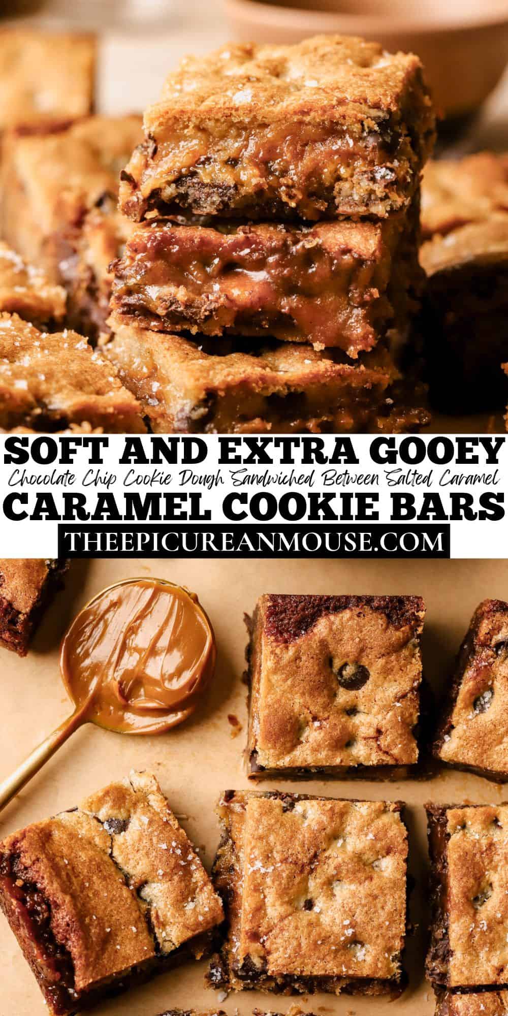 Caramel Cookie Bars - The Epicurean Mouse